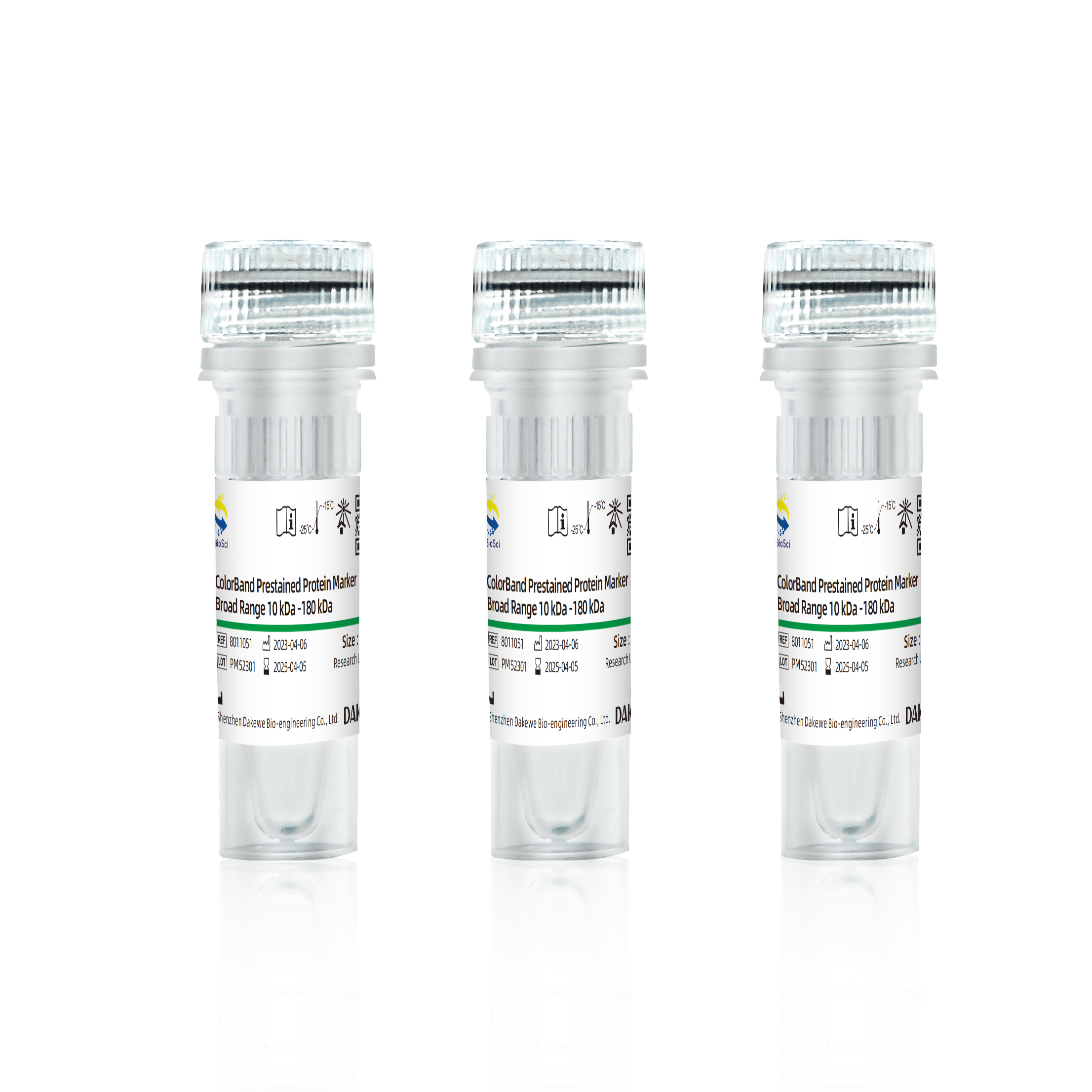 ColorBand Prestained Protein Marker Broad Range 10 kDa -180 kDa | BioSci
